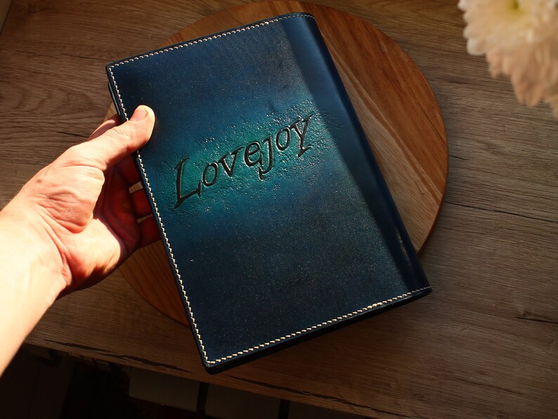 Custom Notebook Tooled Organizer Tooled Notebook Carved | Etsy