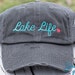 Lake Life Hat Distressed Baseball Cap OR Ponytail Hat Lake Hat Life is ...
