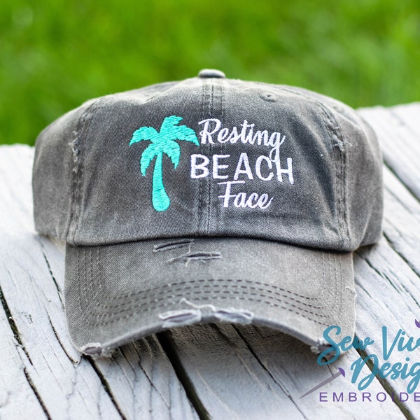 Beach Baseball Hat - Etsy
