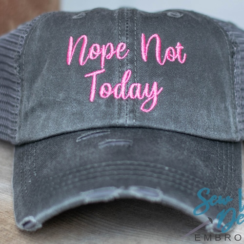 Ew David Hat Distressed Baseball Cap OR Ponytail Hat - Etsy