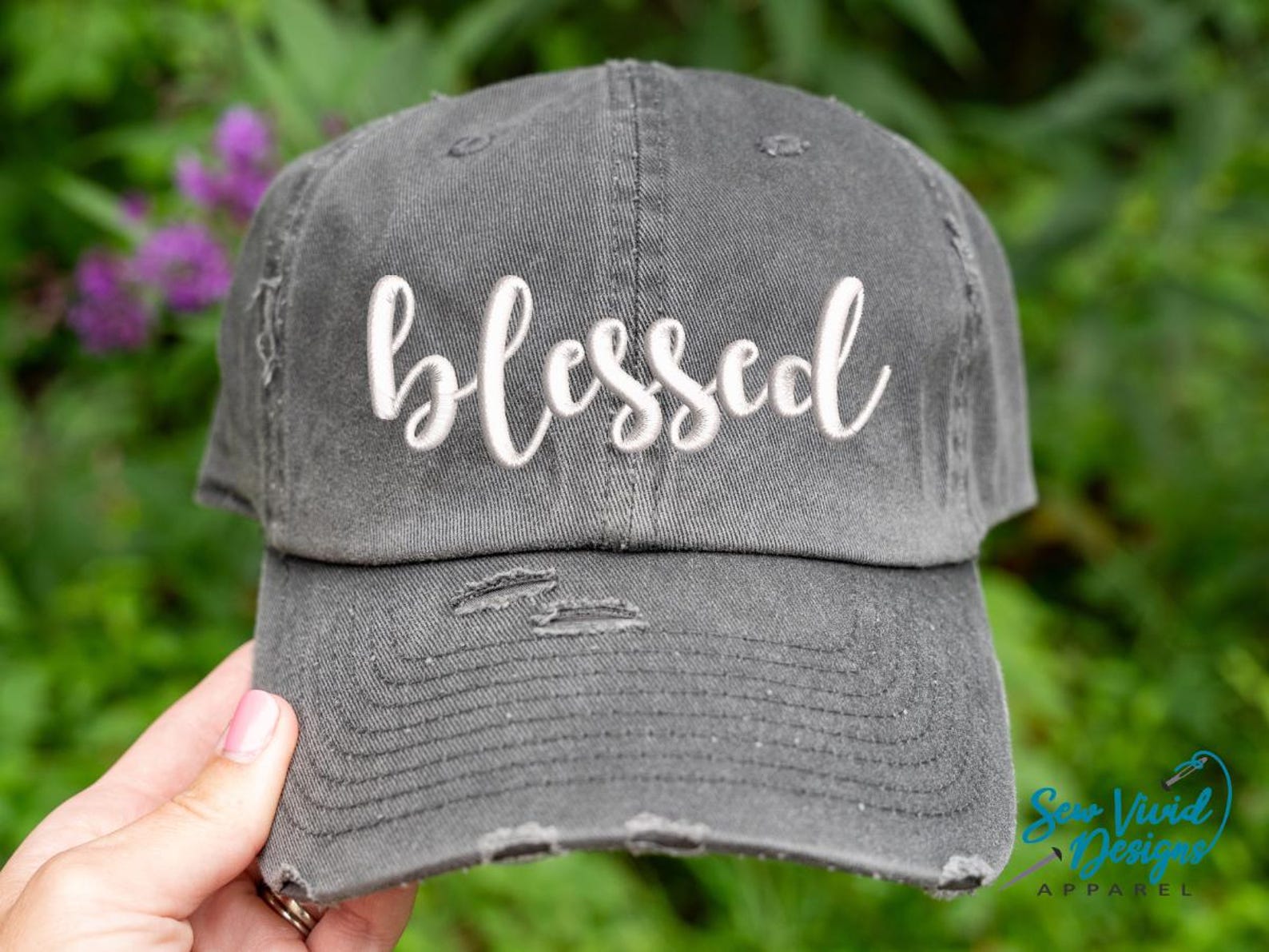 Blessed Custom Embroidered Hat, Custom Trucker Hat for Women ...