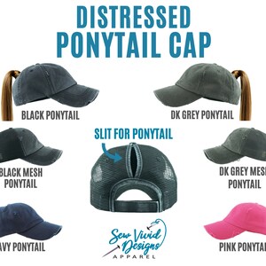 Vacay Mode Hat Distressed Baseball Cap OR Ponytail Hat - Etsy