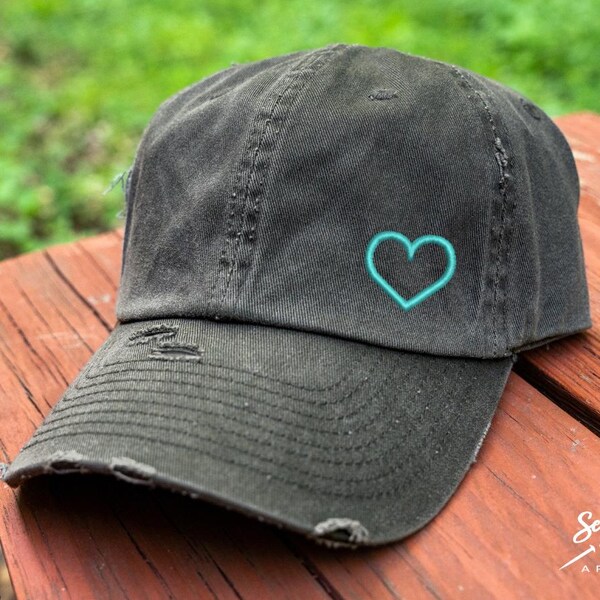 Distressed Baseball Cap - Etsy