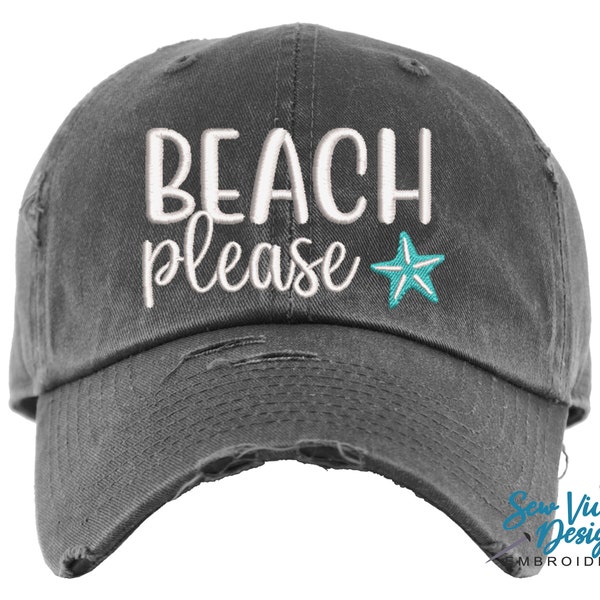 Beach Baseball Hat - Etsy