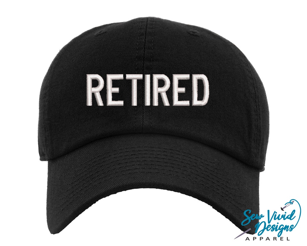 Retired Hat | Custom Embroidered Classic Baseball Cap | Officially ...