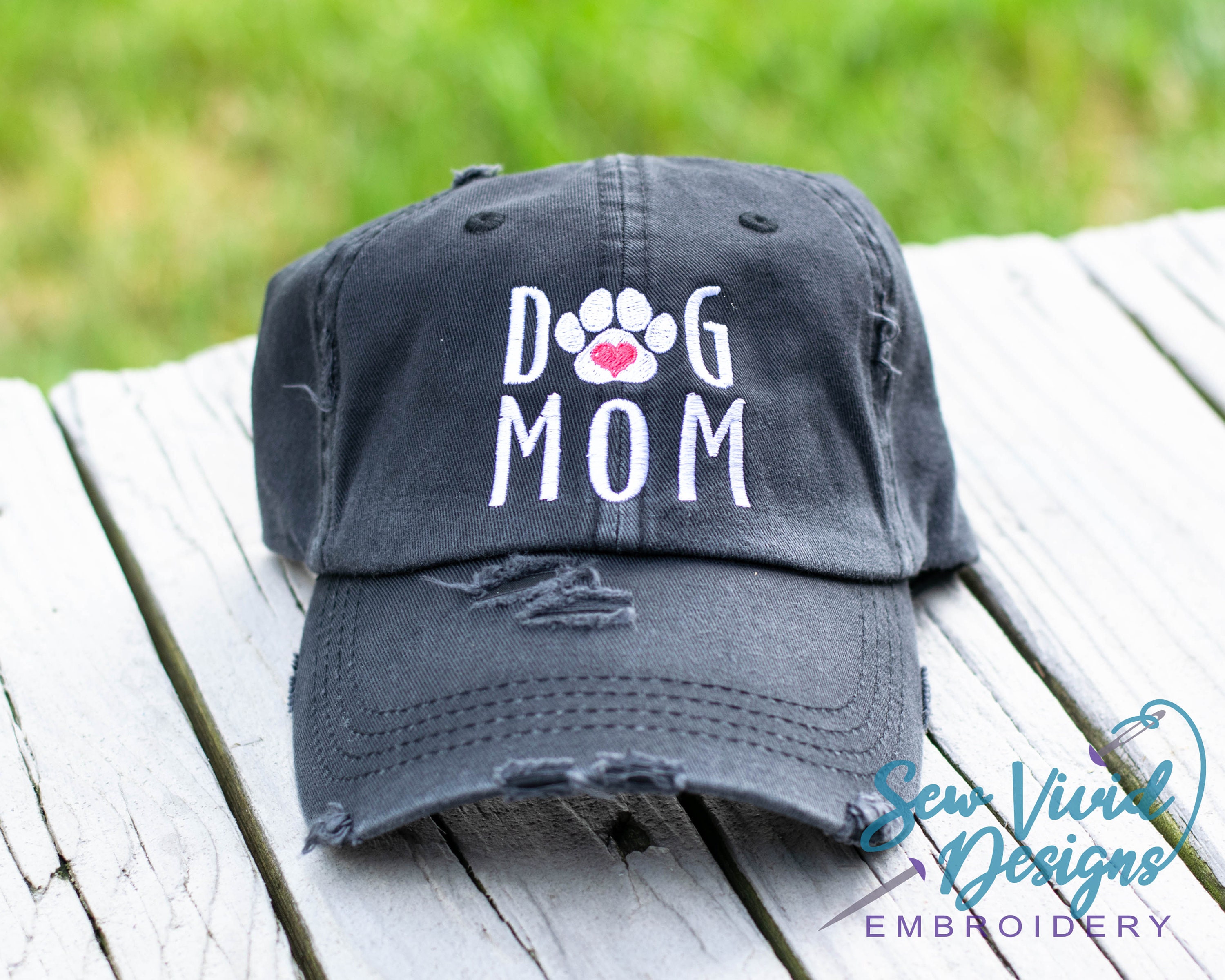 Dog Mom Hat Women's Distressed Baseball Hat Vintage - Etsy