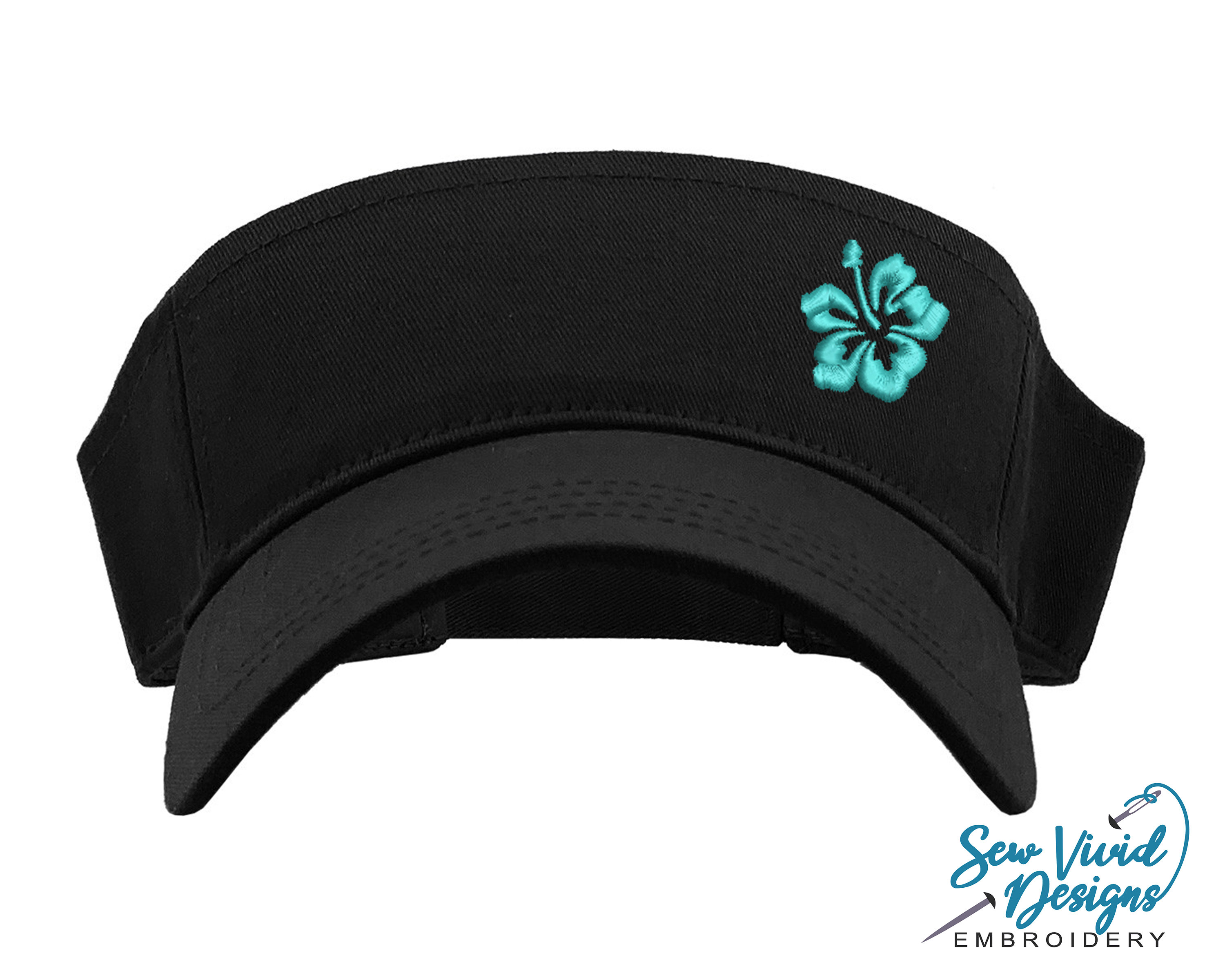 Hibiscus Flower Visor | Personalized Visor | Beach Sun Visor | Golf ...