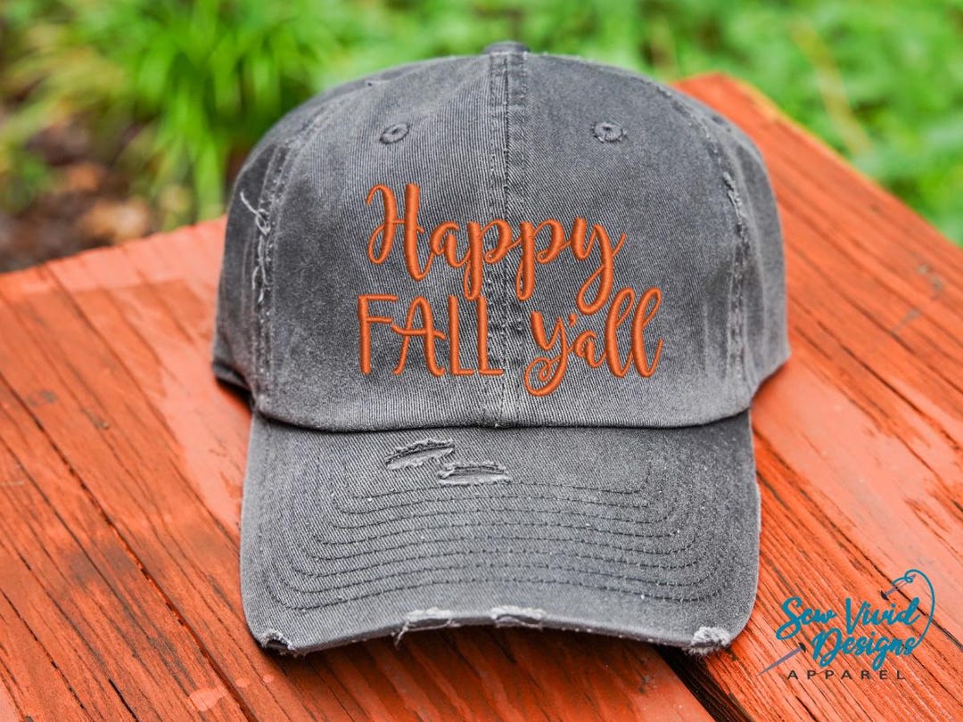 Happy Fall Y'all Hat | Women's Fall Hat | Happy Fall Yall | Halloween ...