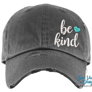 Be Kind Hat Vintage Baseball Cap OR Ponytail Hat Choose Kindness ...