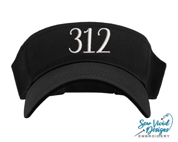 Area Code Visor Personalized Visor Zip Code Hat Area | Etsy