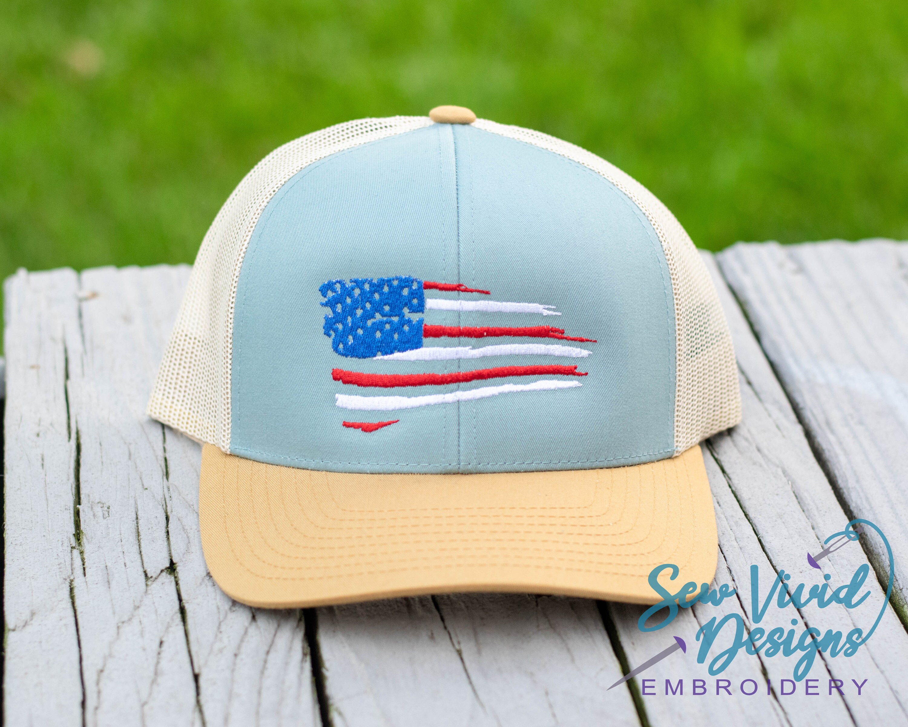 Waving American Flag Hat Snapback Patriotic Hat Merica Hat | Etsy