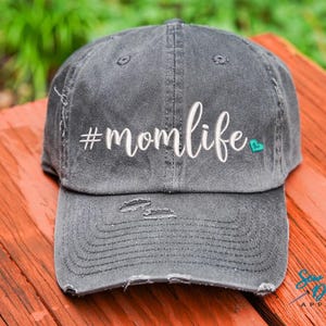Momlife Hat | #momlife Hat | Mom Hat | Mom Life Custom Baseball Cap ...