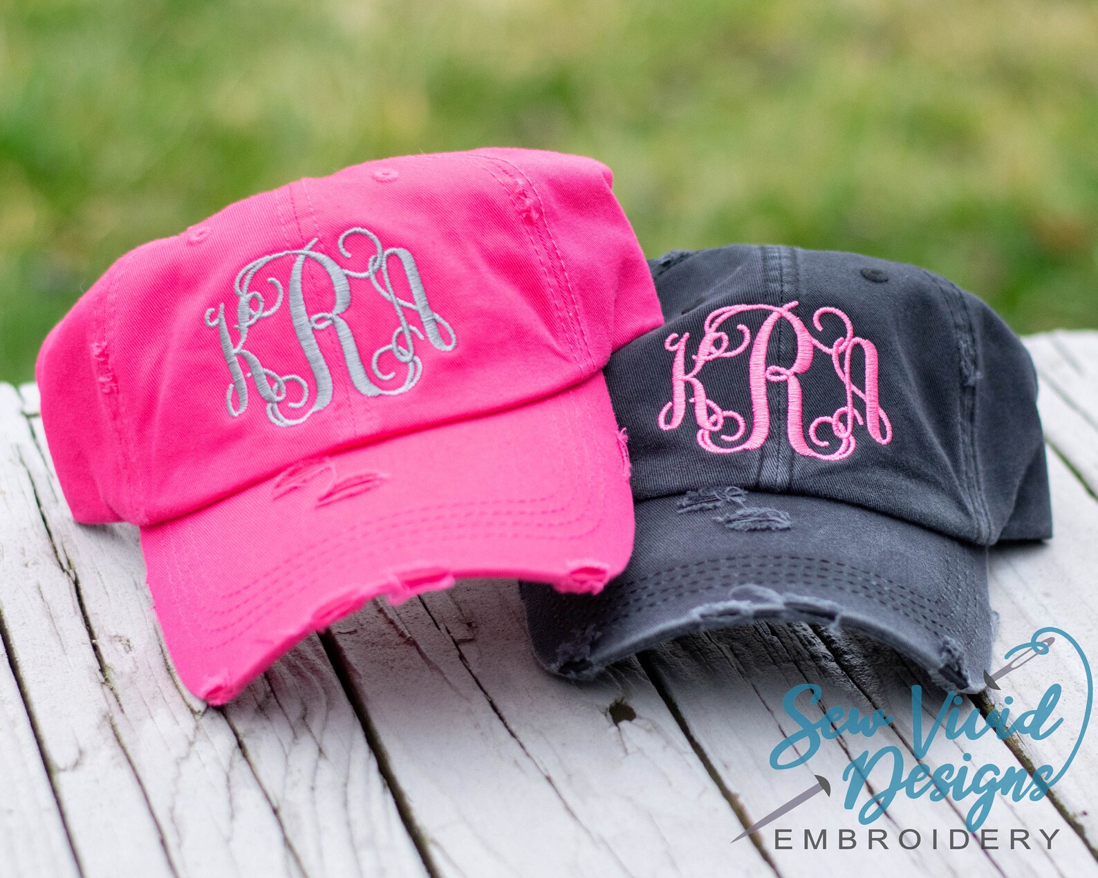 Monogrammed Hat Personalized Hat Ladies Monogram Hat - Etsy