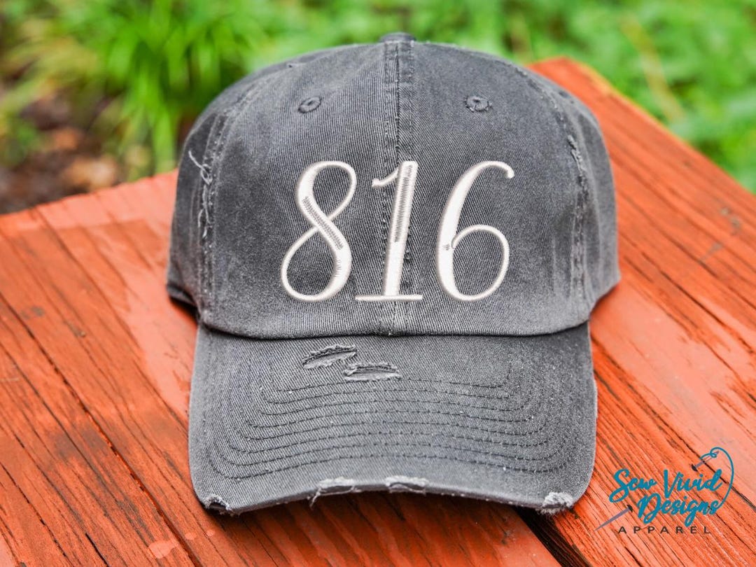Custom Area Code Hat - Custom Zip Code Baseball Cap - Ponytail OR ...