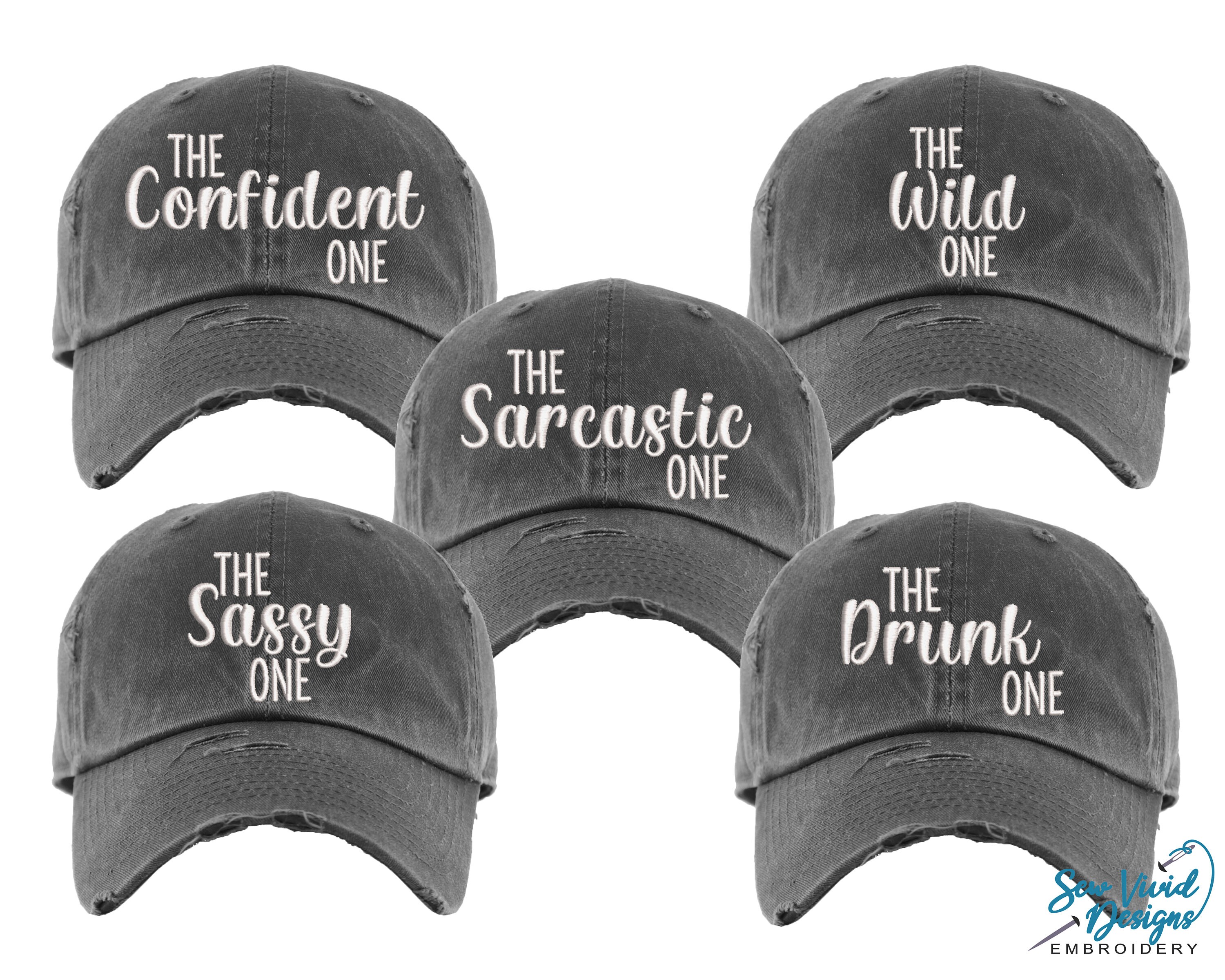 Girls Trip Hats Distressed Baseball Cap OR Ponytail Hat - Etsy