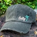 Feeling a Little Beachy Hat Distressed Baseball Cap OR Ponytail Hat ...