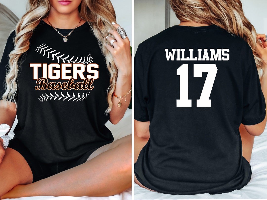 Custom Baseball Team Shirt W/ Name & Number on Back | Unisex T Shirt ...