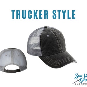 Fish on Hat Distressed Baseball Cap OR Ponytail Hat - Etsy