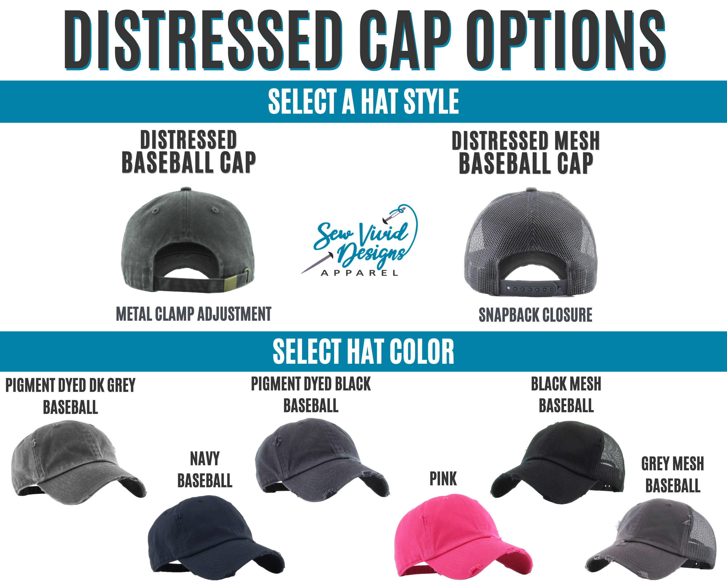 Back of Cap Personalized on a BLANK Front Cap- Name on Back of Cap ...