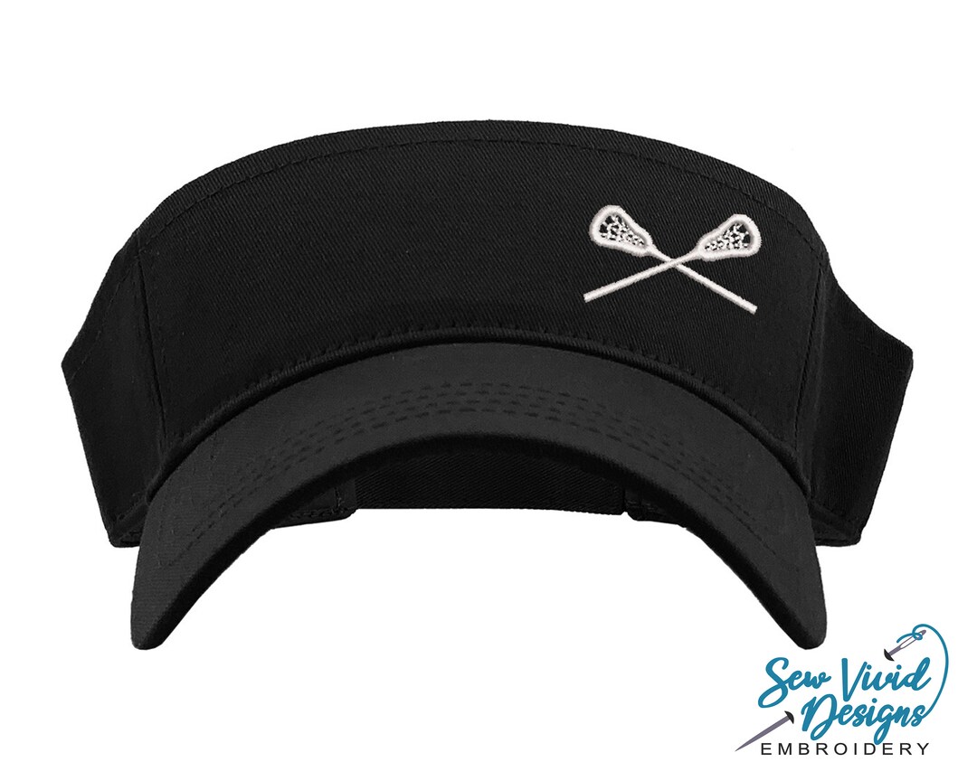 Lacrosse Visor | Custom Embroidered Sun Visor | Lacrosse Mom | LAX Hat ...