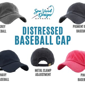 Add Name or Text to Back or Side of Baseball Cap Back of Hat Embroidery ...