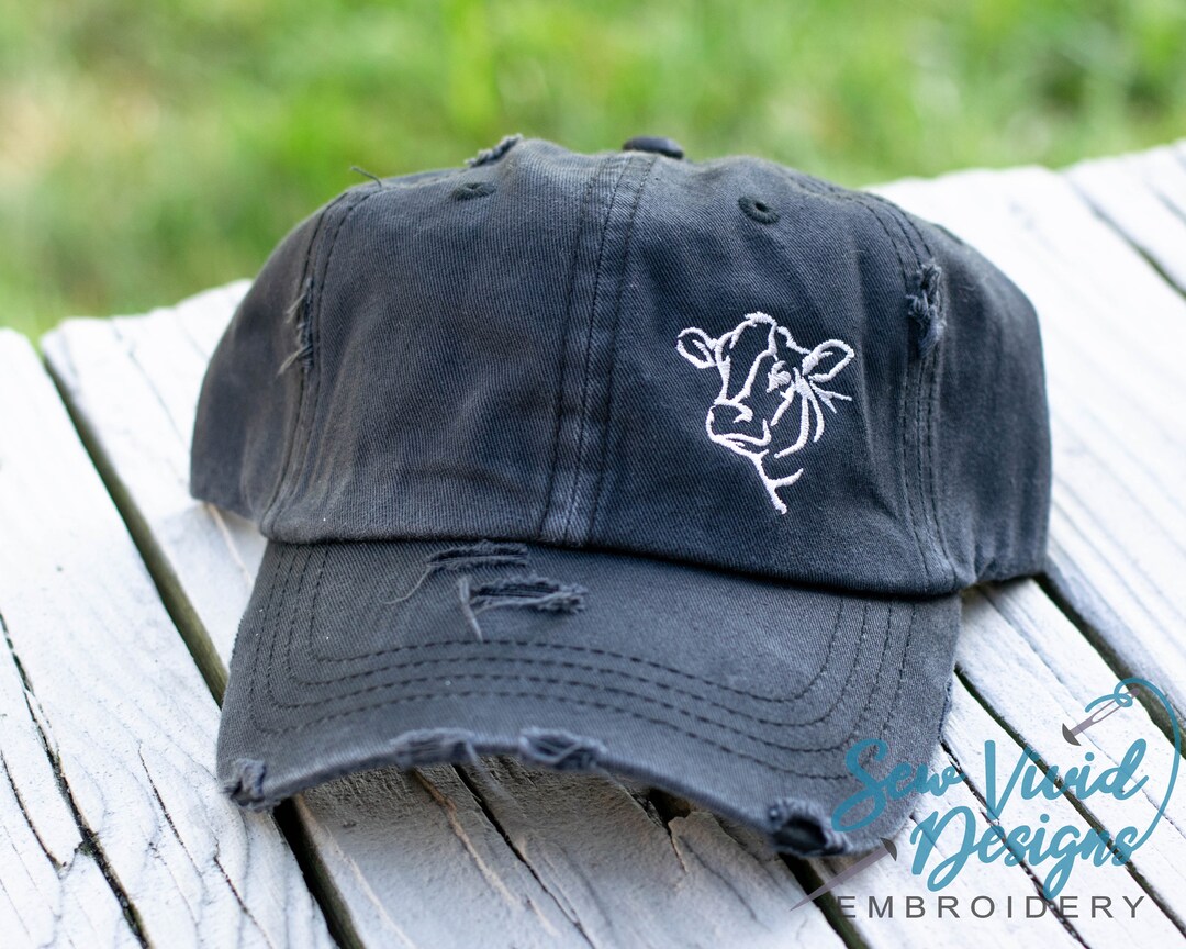 Women's Cow Hat Heifer Hat Farm Hat Cow Gift Farm Life Black and White ...