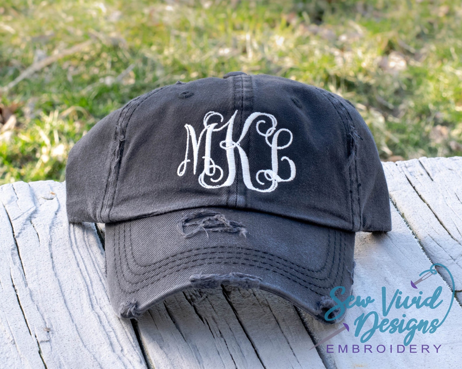 Monogrammed Hat, Personalized Hat, Ladies Monogram Hat, Monogrammed Cap ...