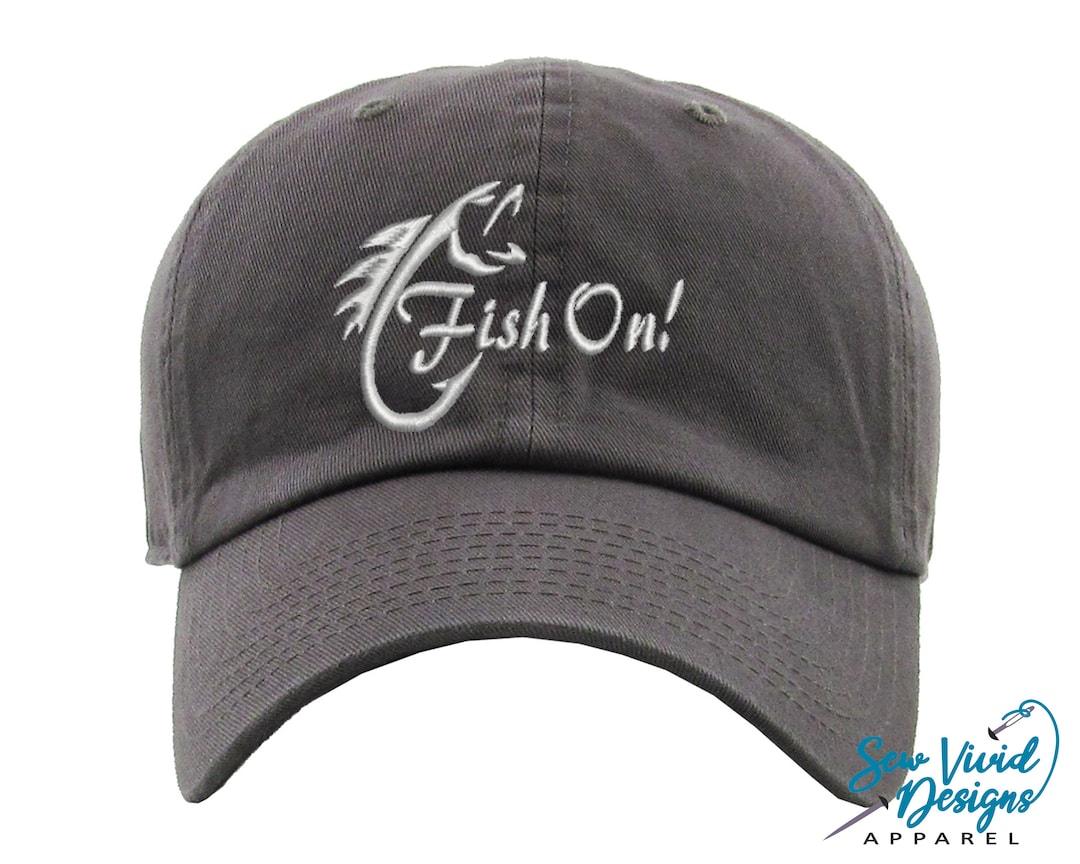 Fish on Hat | CLASSIC Baseball Cap | Fishing Hat | Fisherman Gift ...