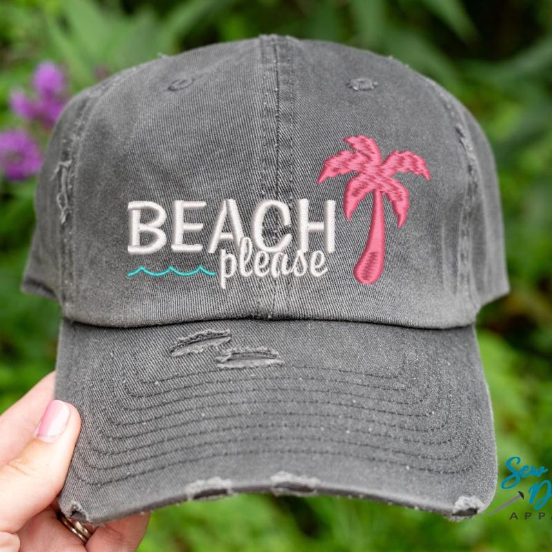 Beach Baseball Hat - Etsy
