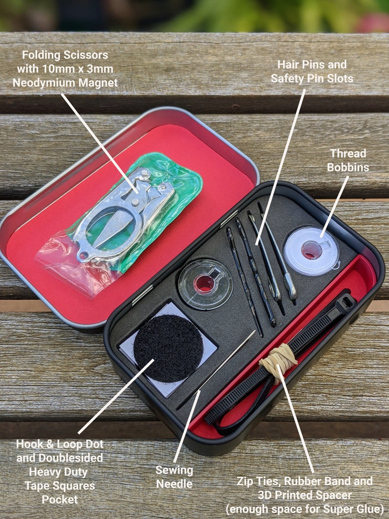 Emergency Cosplay Repair Kit - Laser Cut Altoid Tin - Etsy