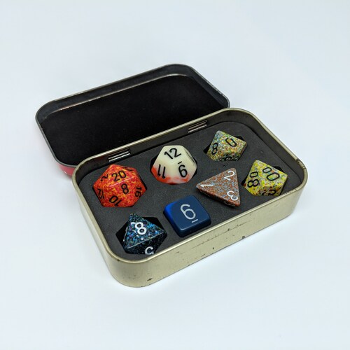 INSERT ONLY Laser Cut Altoid Tin Gaming Dice Holder - Etsy