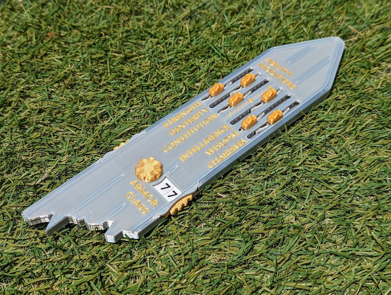 Dnd Character Stat Tracker Sword Extension (only) - Etsy