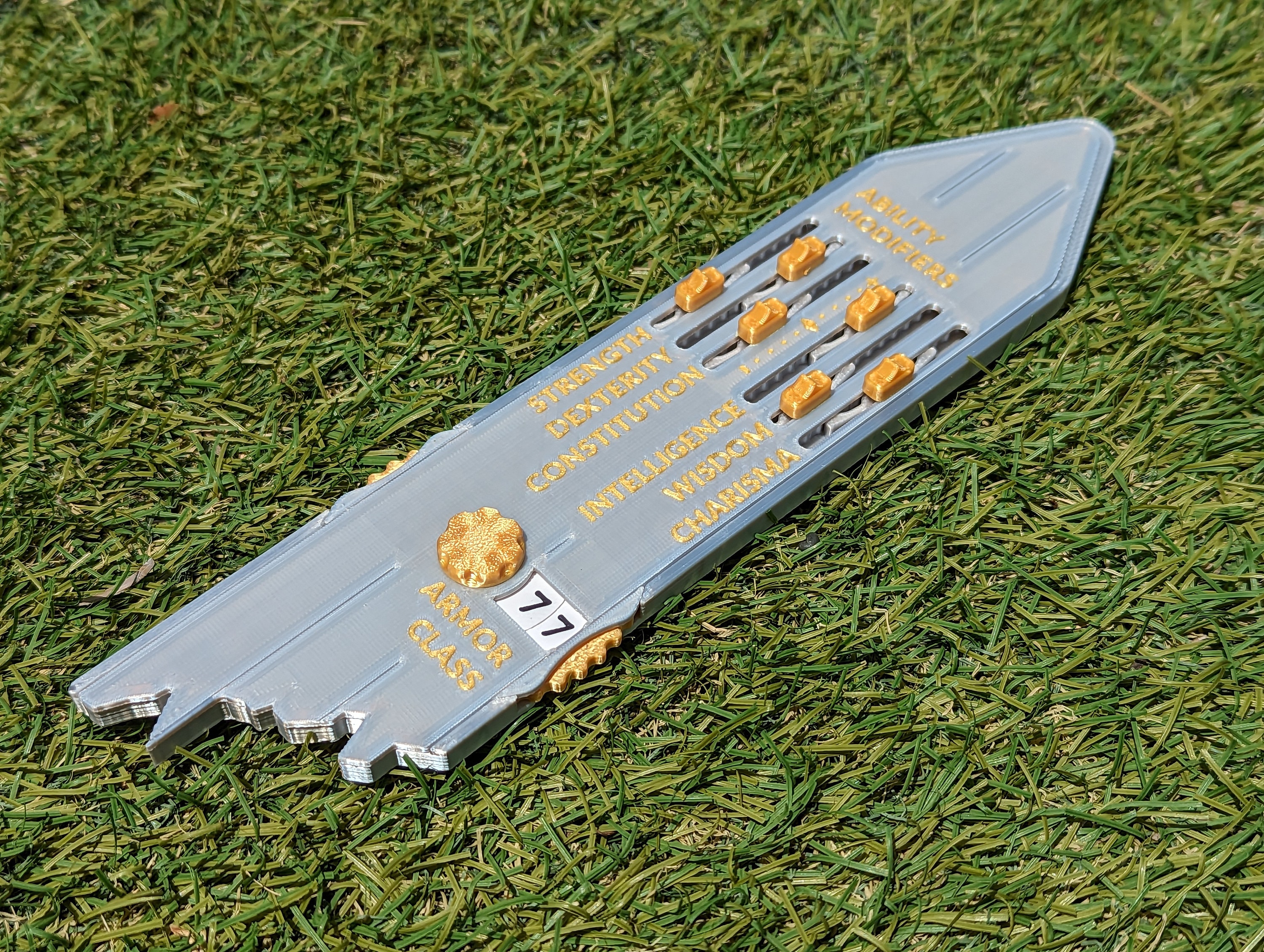 Dnd Character Stat Tracker Sword Extension (only) - Etsy