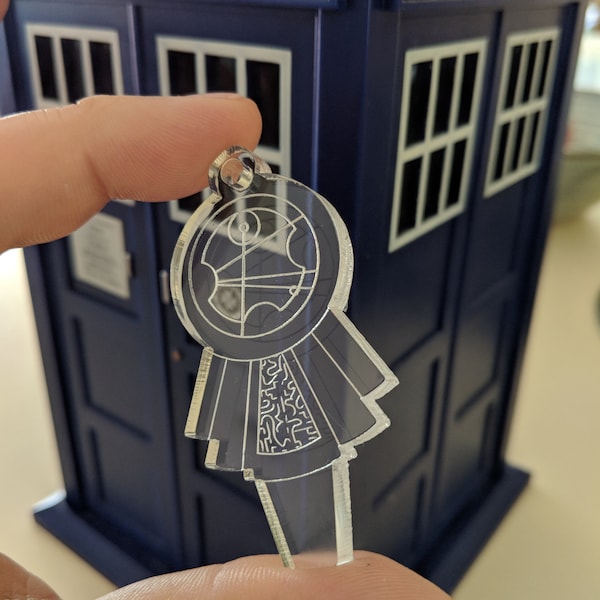 Tardis Key Necklace - Etsy
