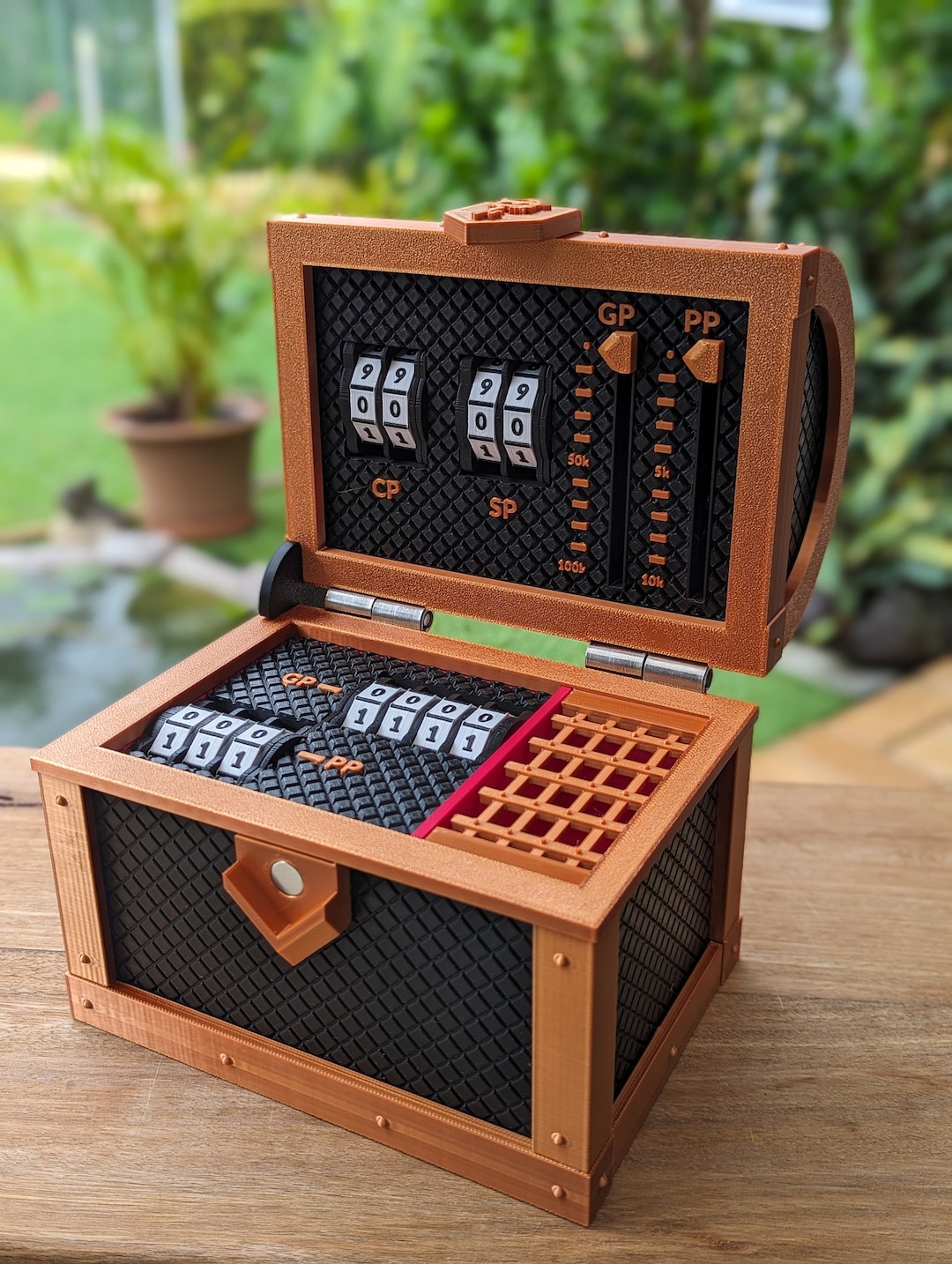 Dnd Currency Tracker Adventurer Chest With Dice Jail + Secret ...