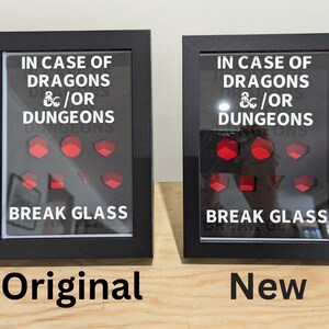 Emergency Dnd Dice Frame - Etsy
