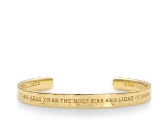 The Sophia Dragons Keycode 777 Cuff in Brass | Etsy