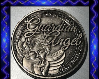 Guardian Angel Coin - Etsy
