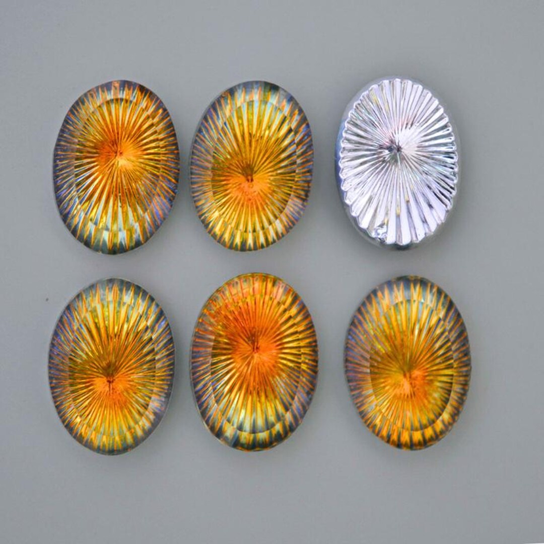 18x13mm Sahara Sunray West German Glass Oval Shape Rhinestones (PB118 ...