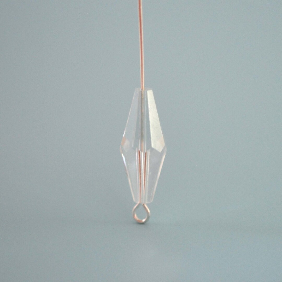 Crystal Clear 20x8mm Elongated Bicone Bead Austrian Crystal Article ...