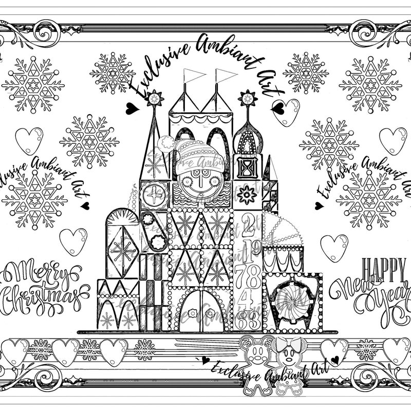 Christmas Digi Stamp - Etsy