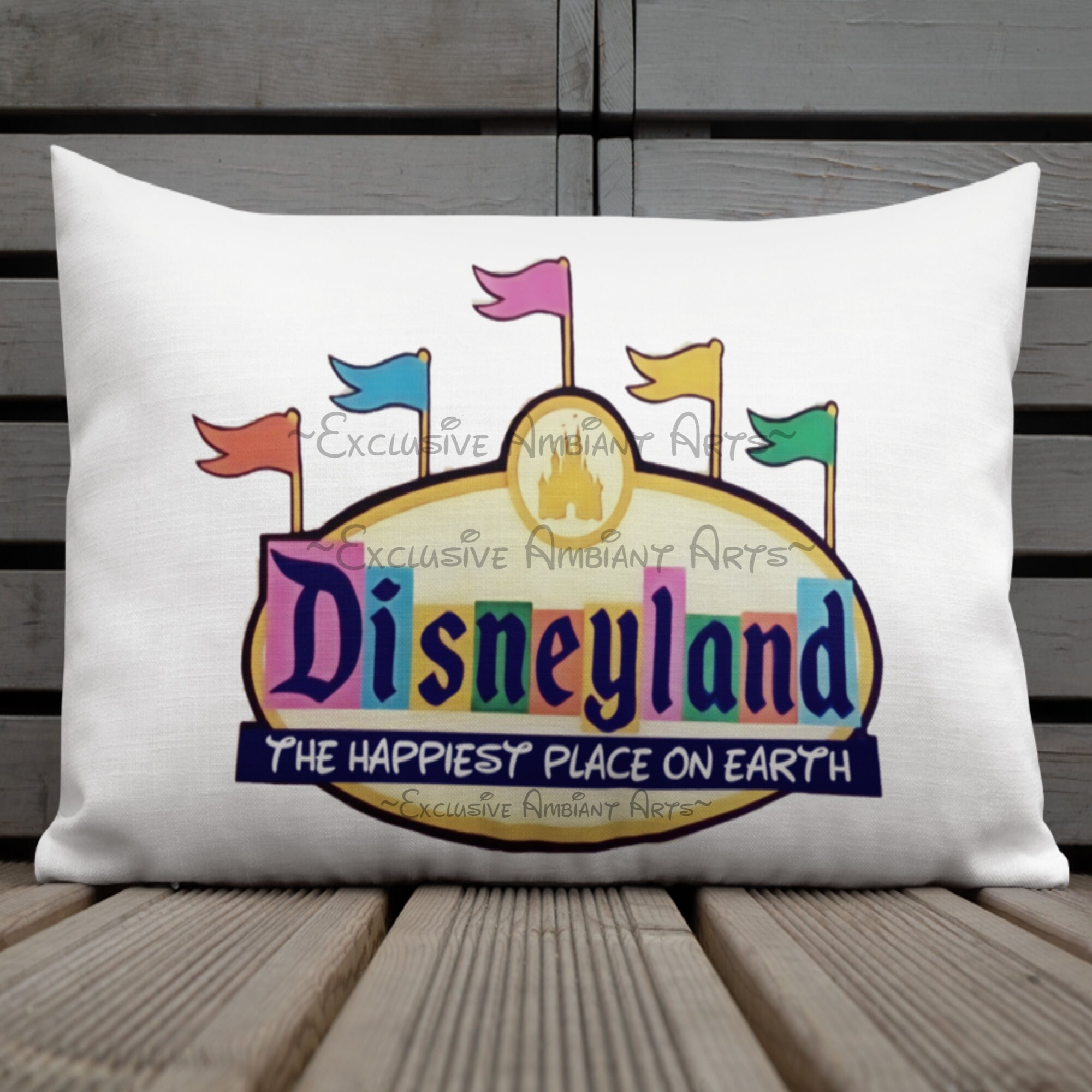 Disneyland Retro Entrance Sign Transparent Background Fan - Etsy