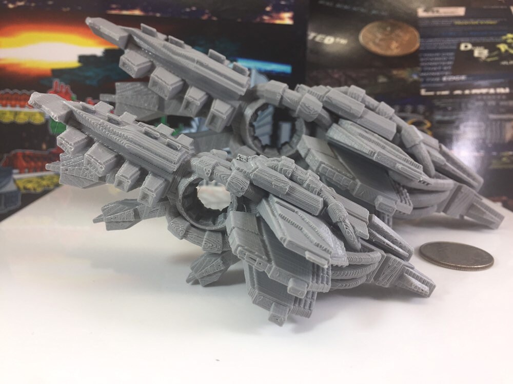 Helghast Starships 2 Ships RPG Starship Cruiser Miniature - Etsy
