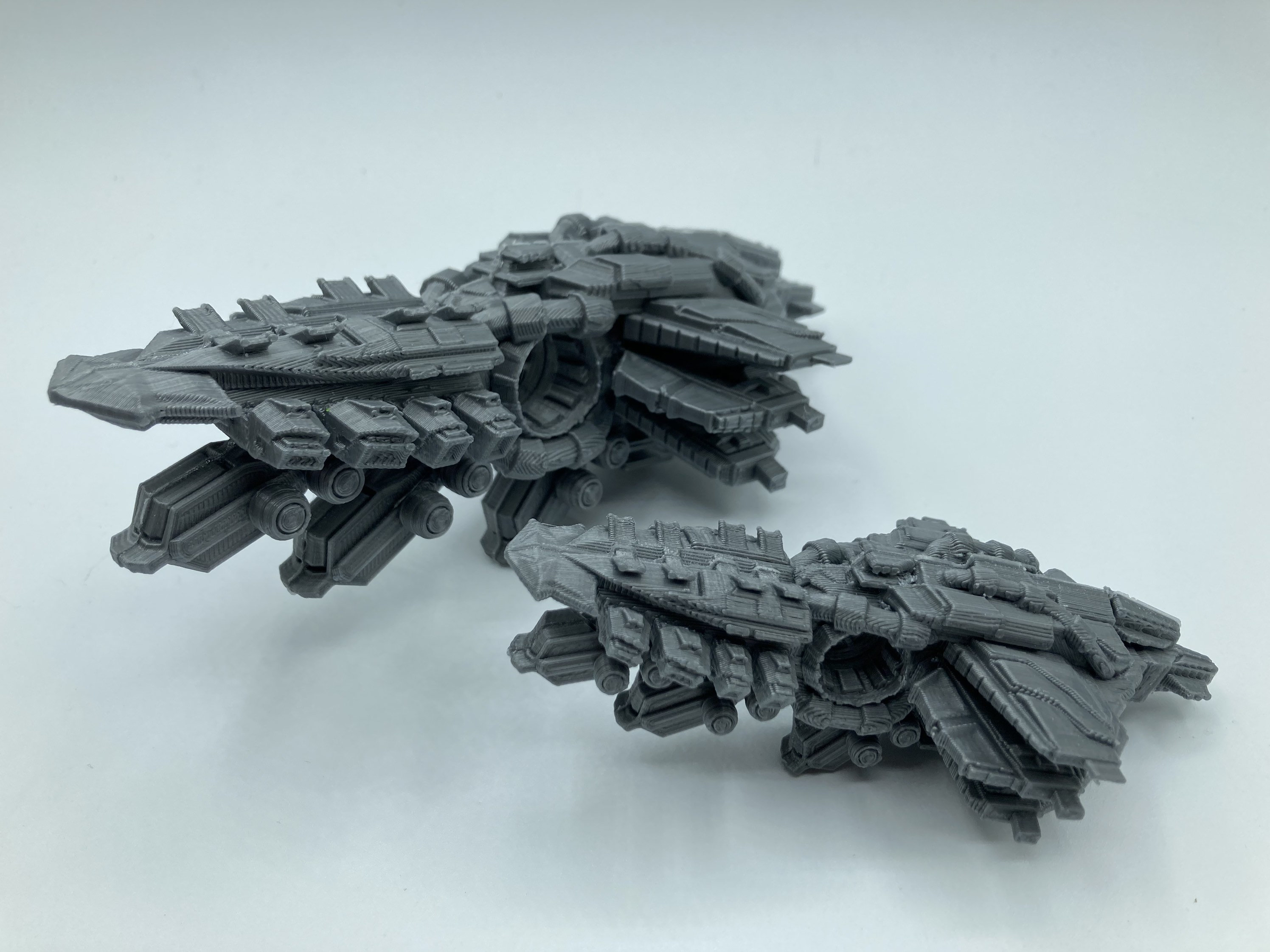 Helghast Starships 2 Ships RPG Starship Cruiser Miniature - Etsy