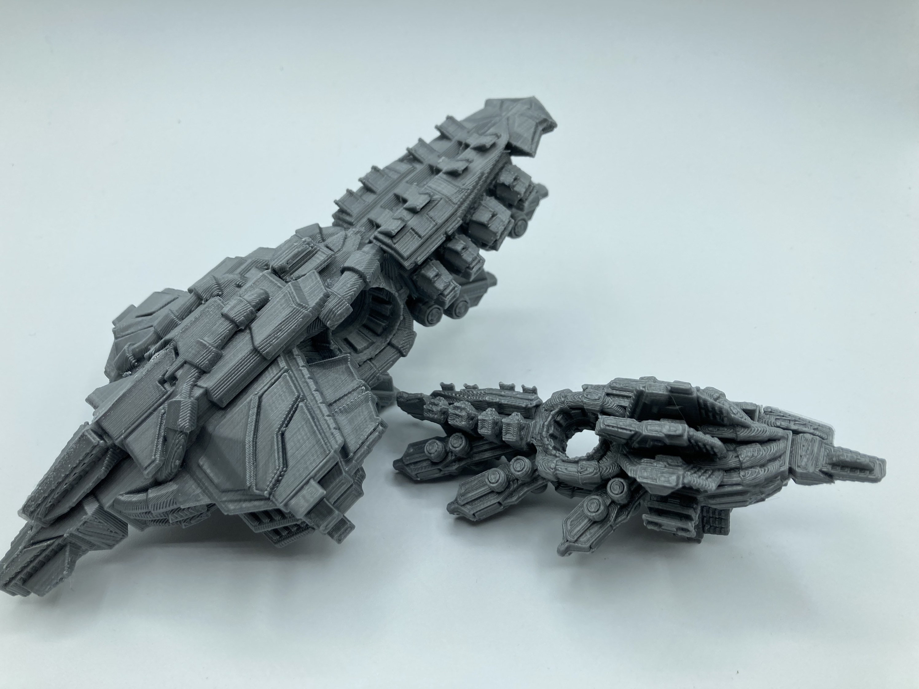 Helghast Starships 2 Ships RPG Starship Cruiser Miniature - Etsy