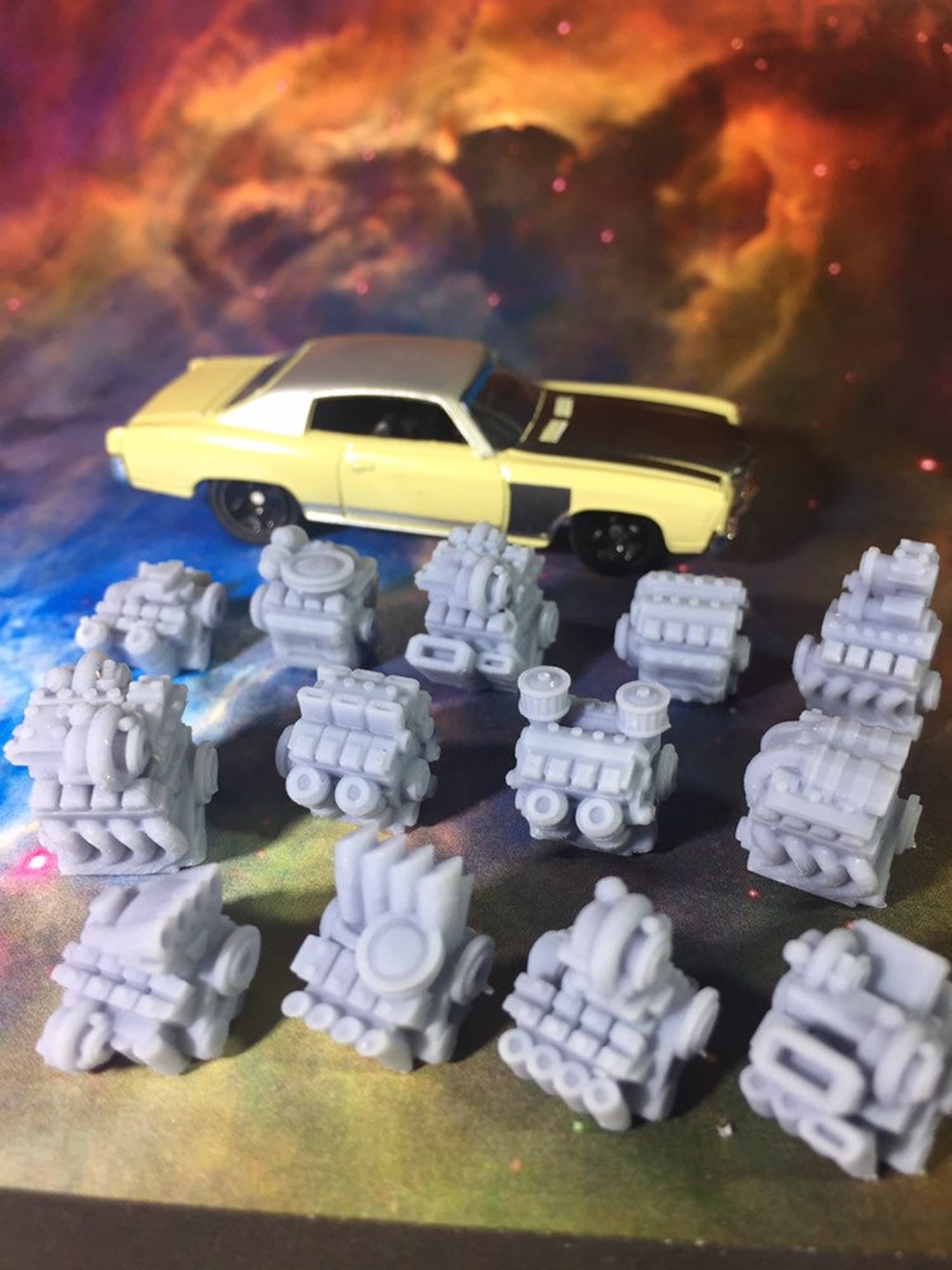 Miniature Engine Set of 13 - Etsy