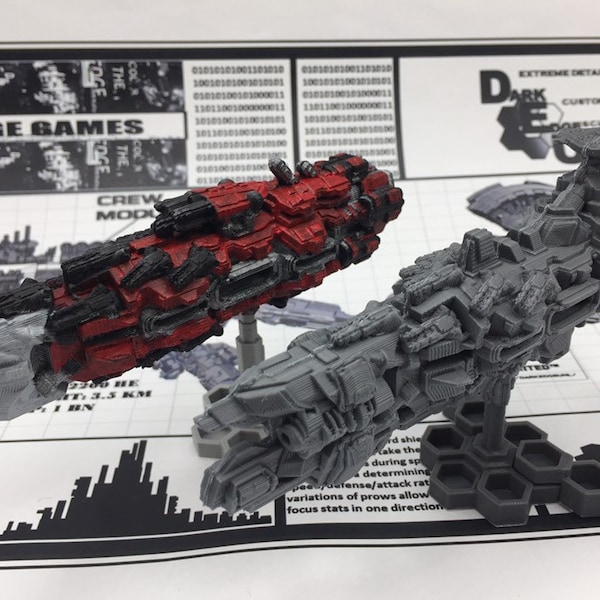 Spaceship Miniature - Etsy