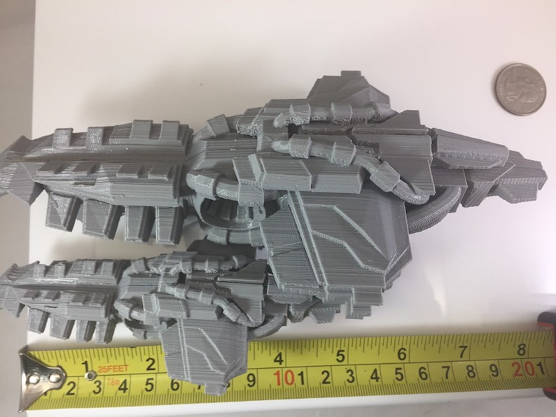 Helghast Starships 2 Ships RPG Starship Cruiser Miniature - Etsy