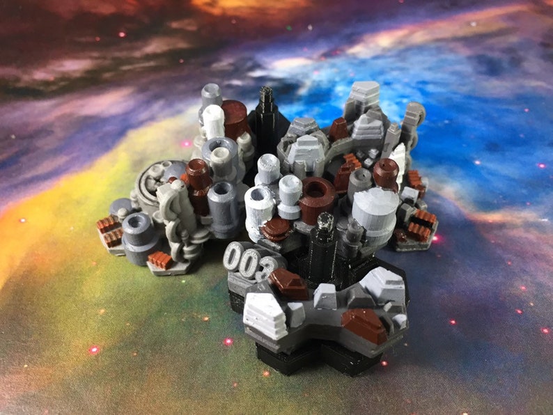Starship Base Cities/stands/bases RPG Starship Miniature - Etsy