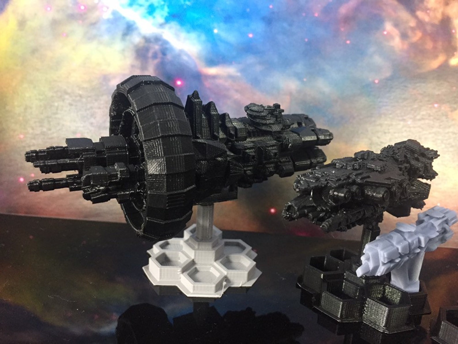 Miniature Starship Warp Cruiser Citadel 3D Printed - Etsy